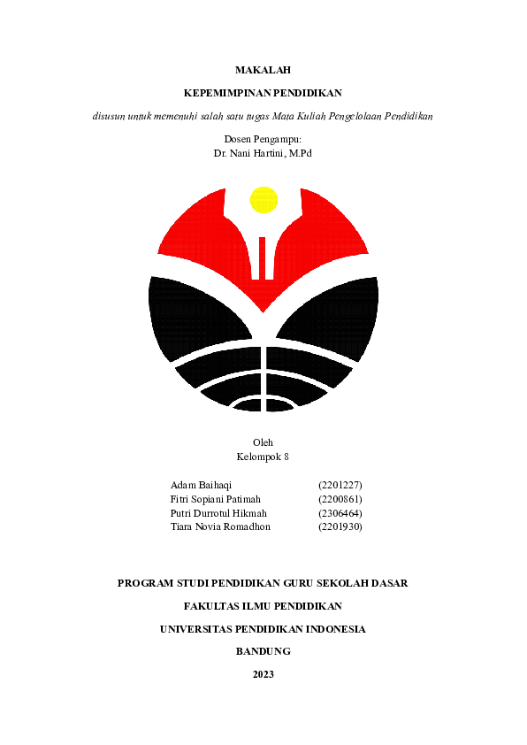 (PDF) Kepemimpinan Pendidikan