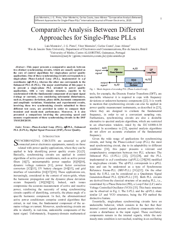 (PDF) Comparative analysis between different approaches for single ...