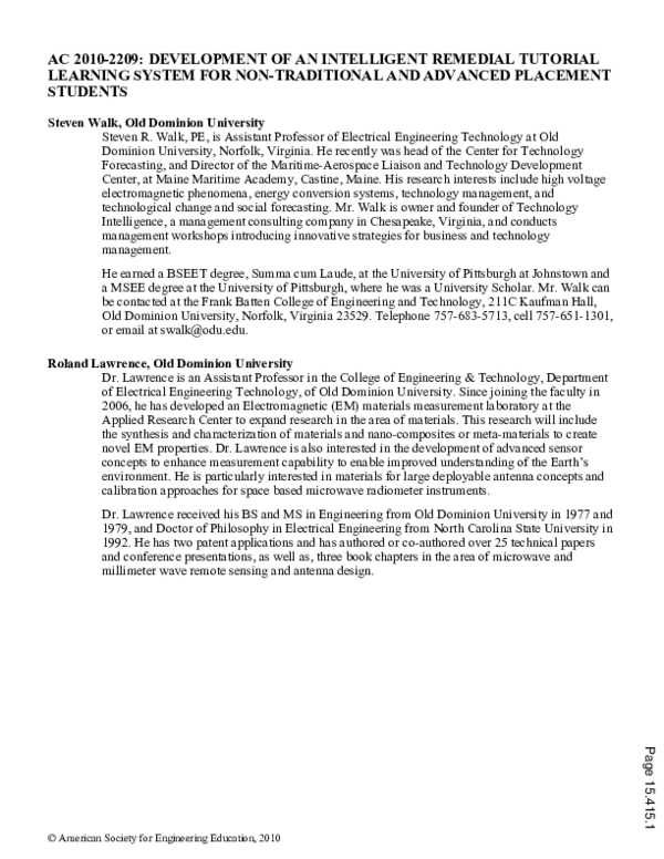 (PDF) Development Of An Intelligent Remedial Tutorial Learning System ...