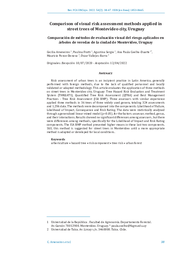 (PDF) Comparison of visual risk assessment methods applied in street ...