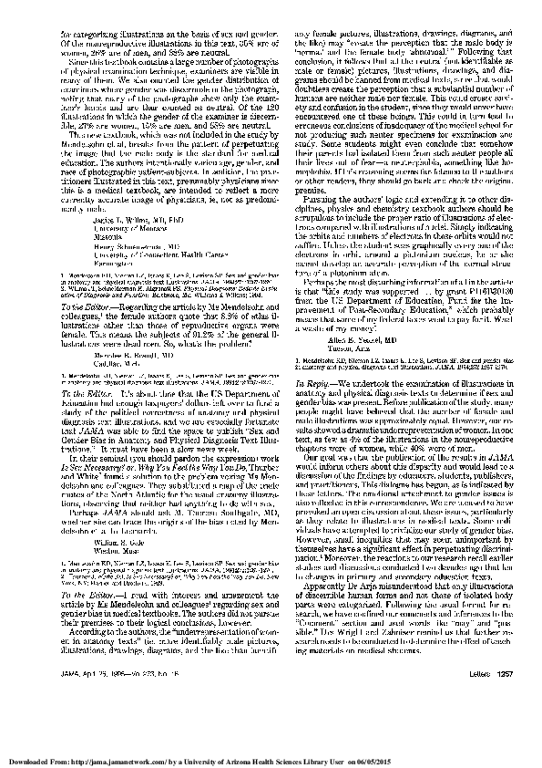 (PDF) Sex and Gender Bias in Illustrations in Anatomy and Physical ...