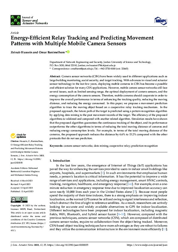 (PDF) Energy-Efficient Relay Tracking and Predicting Movement Patterns ...