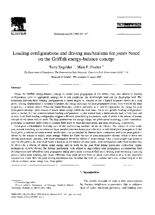 (PDF) Loading configurations and driving mechanisms for joints based on ...