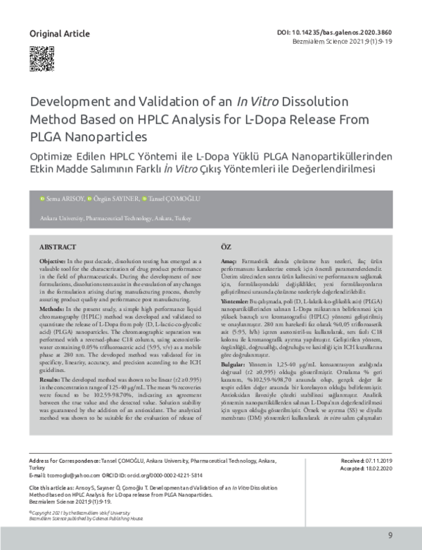 (PDF) Development and Validation of an In Vitro Dissolution Method ...