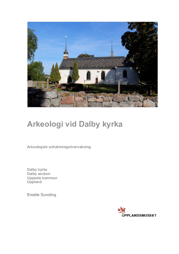 (PDF) Arkeologi vid Dalby kyrka