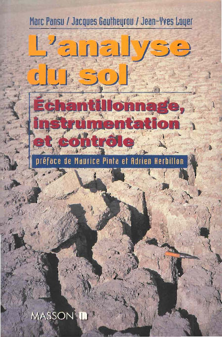 (PDF) L'analyse du sol : échantillonnage, instrumentation et contrôle ...