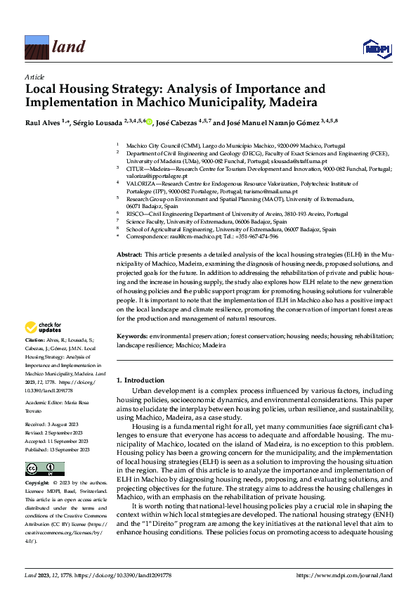 (PDF) Local Housing Strategy: Analysis of Importance and Implementation ...