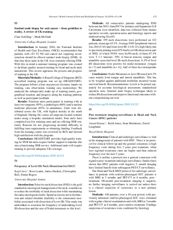 (PDF) Post treatment imaging surveillance in Head and Neck Cancer (HNC ...