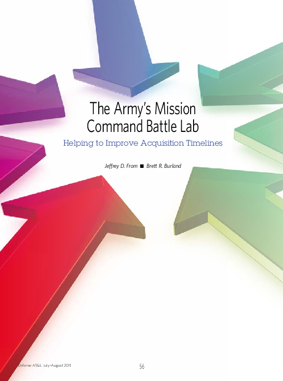 (PDF) The Army's Mission Command Battle Lab: Helping to Improve ...