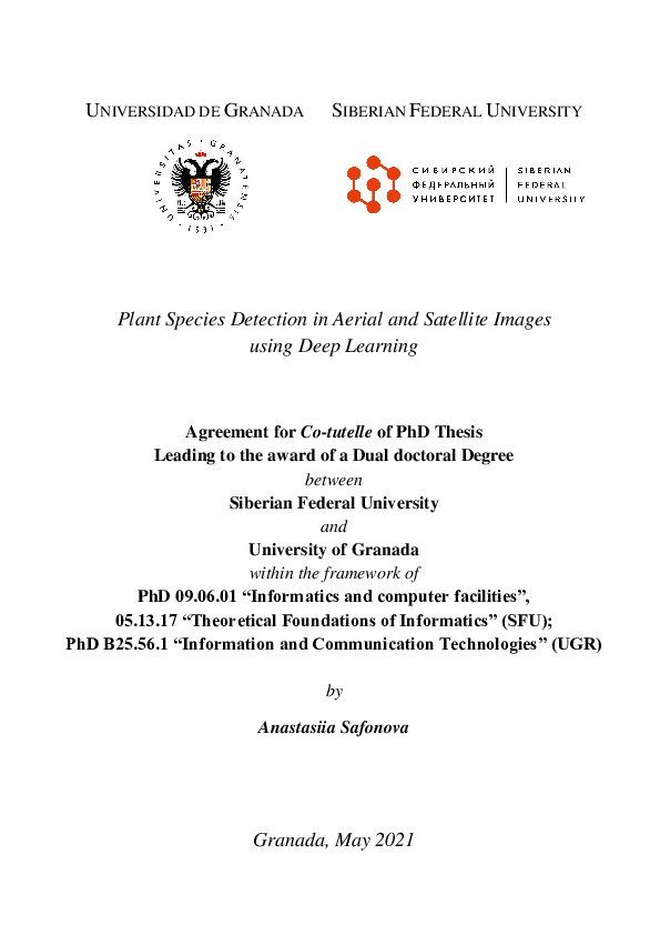 (PDF) Plant Species Detection in Aerial and Satellite Images using Deep Learning | Anastasiia ...