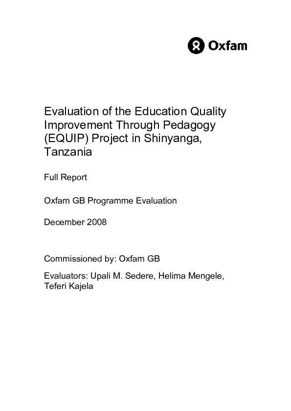 (PDF) Evaluation of the Education Quality Improvement Through Pedagogy ...