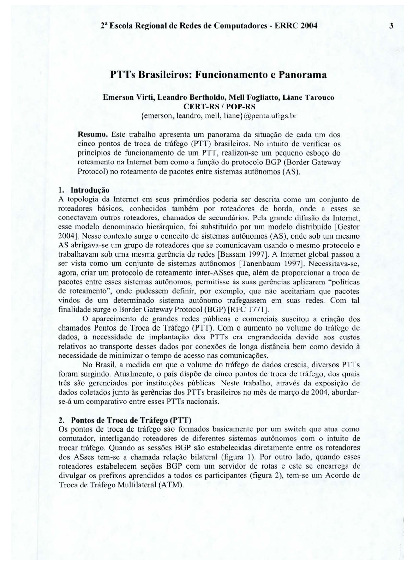 (PDF) PTTs brasileiros : funcionamento e panorama