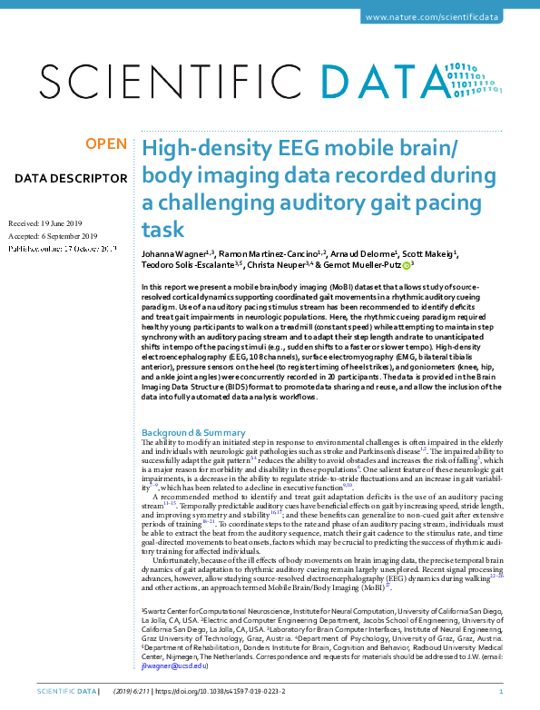 (PDF) High-density EEG mobile brain/body imaging data recorded during a ...