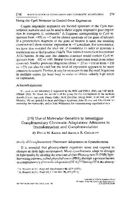 (PDF) [19] Use of molecular genetics to investigate complementary ...