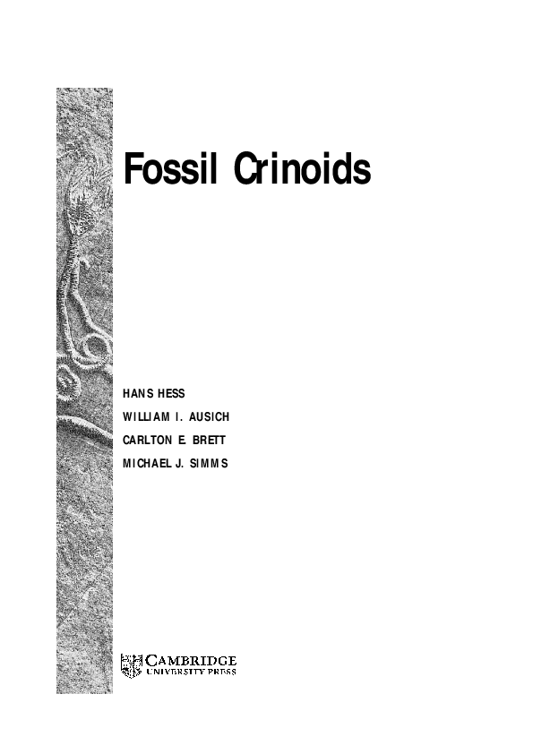 (PDF) Fossil Crinoids