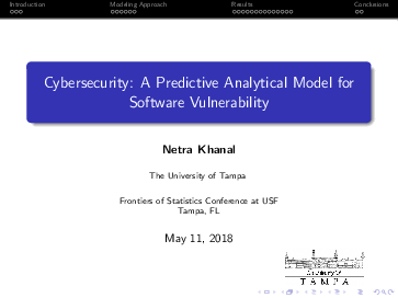 (PDF) Cybersecurity: a predictive analytical model for software vulnerability discovery process