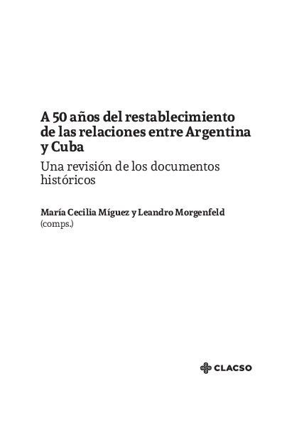 (PDF) "Los 'países hostiles': el restablecimiento de relaciones entre ...