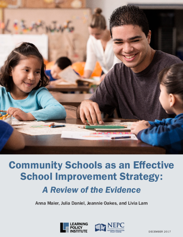 (PDF) Community Schools as an Effective School Improvement Strategy: A ...