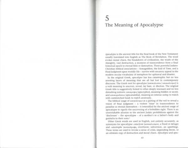 (PDF) Chapter 5, The Meaning of Apocalypse