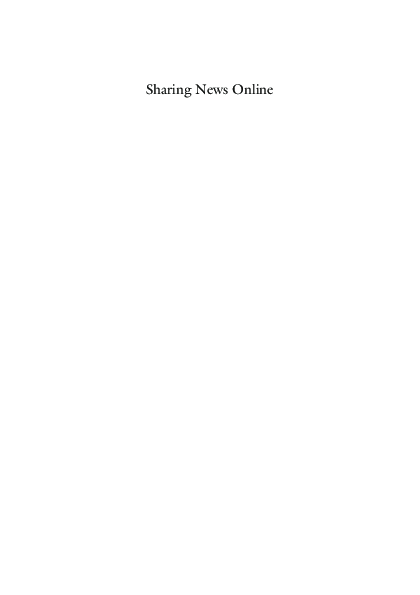 (PDF) Sharing News Online