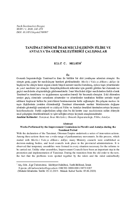 (PDF) Works Performed by the Improvement Comissions in Plovdiv and ...