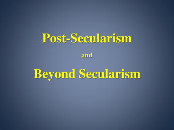 (PDF) The three elements of the secularization thesis | mwari murungi - Academia.edu