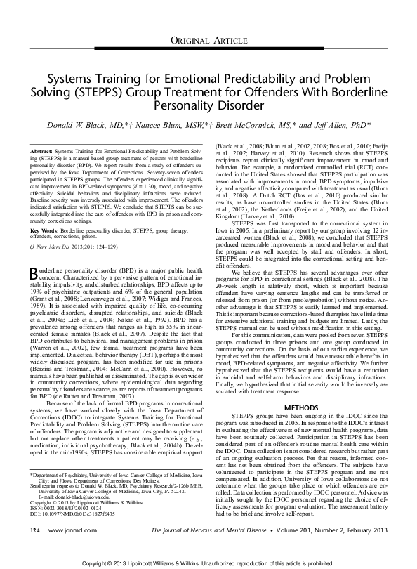 (PDF) Systems Training for Emotional Predictability and Problem Solving ...