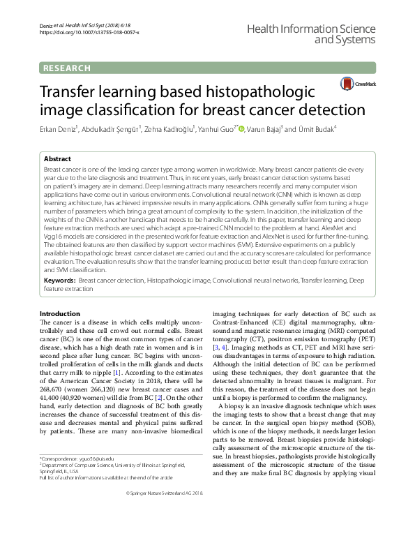 (PDF) Transfer learning based histopathologic image classification for ... (PDF) Transfer learning based histopathologic image classification for ...