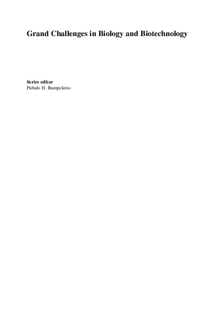 (PDF) Grand Challenges in Algae Biotechnology