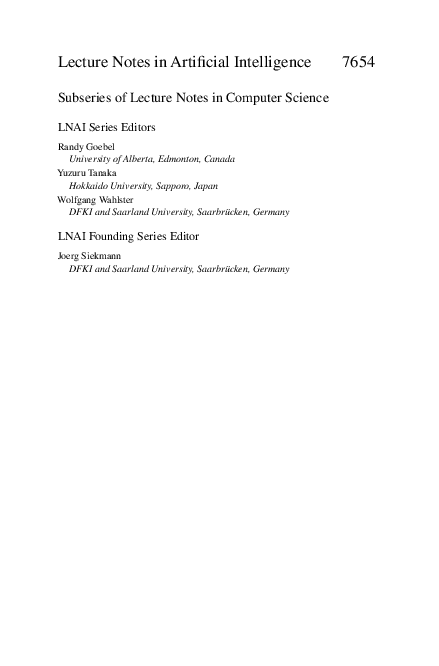 (PDF) Computational Collective Intelligence. Technologies and Applications (PDF) Computational Collective Intelligence. Technologies and Applications