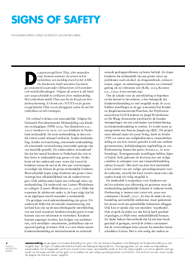 (PDF) Signs of Safety