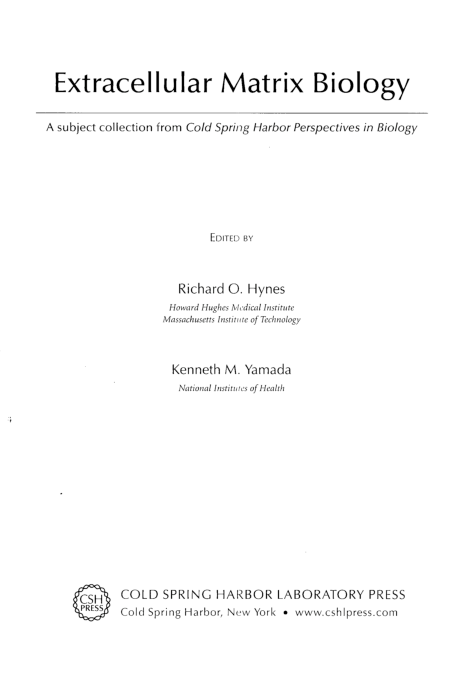 (PDF) Extracellular matrix biology