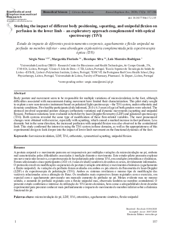 (PDF) Studying the impact of different body positioning, squatting, and ...