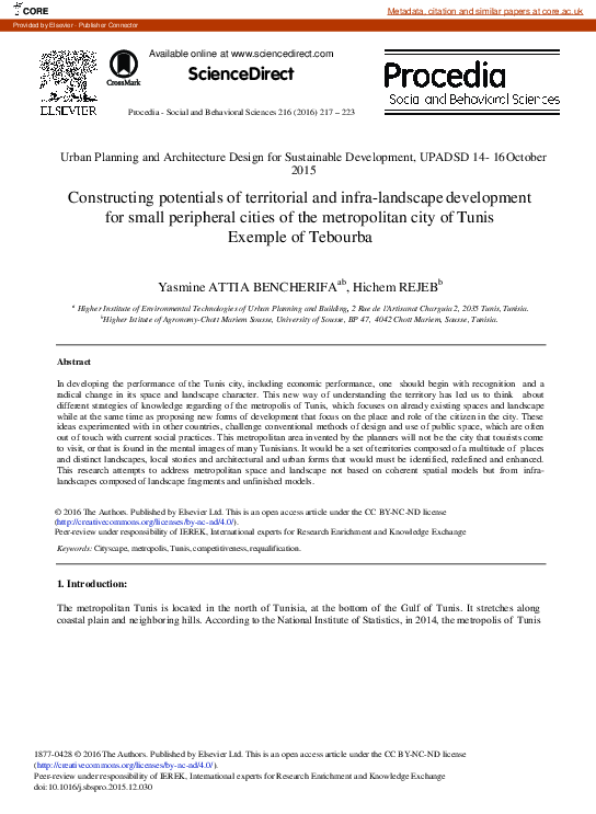 (PDF) Constructing Potentials of Territorial and Infra-landscape ...