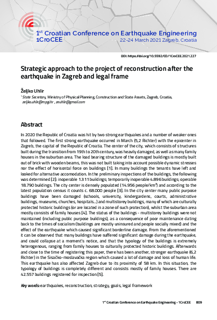 (PDF) Strategic Approach to the Project of Reconstruction After the ...