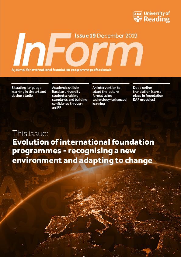 (PDF) 10 years in international pathways to Higher Education: a letter ...