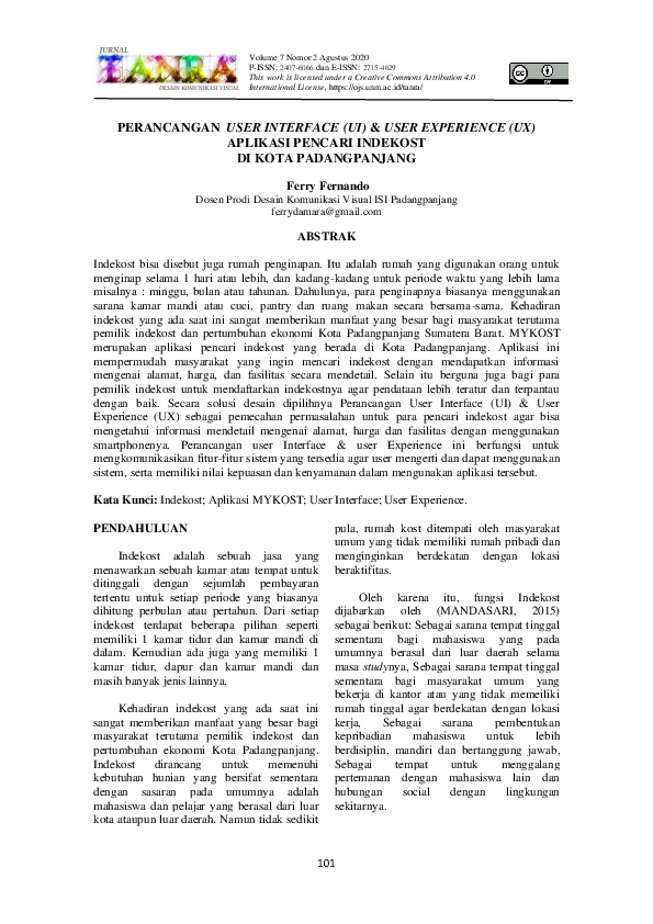 (PDF) Perancangan User Interface (Ui) & User Experience (Ux) Aplikasi ...