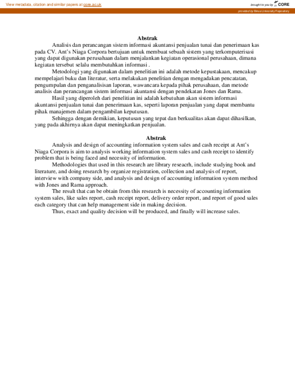 (PDF) Analisis Dan Perancangan Sistem Informasi Akuntansi Penjualan ...