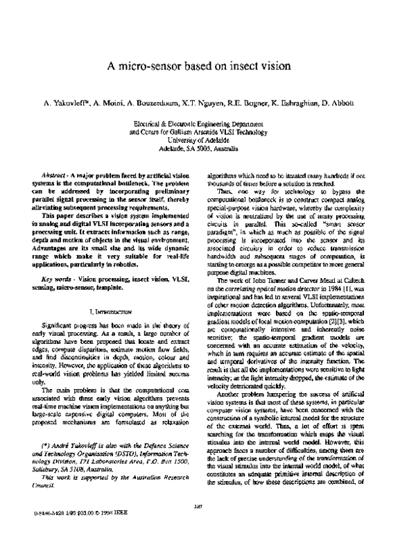 (PDF) A micro-sensor based on insect vision