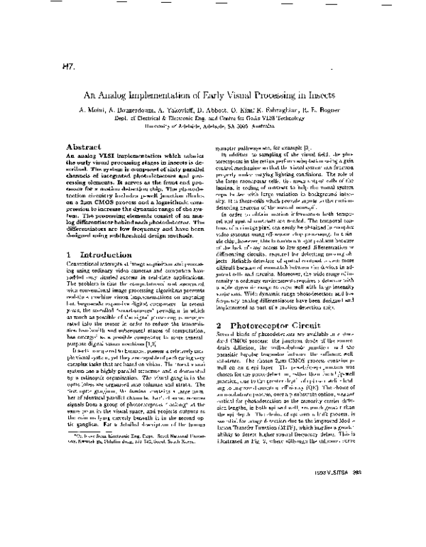 (PDF) An analog implementation of early visual processing in insects ...