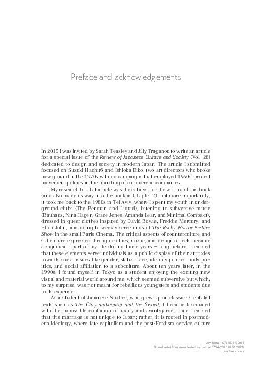 (PDF) Preface and acknowledgements