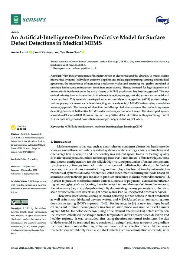 (PDF) An Artificial-Intelligence-Driven Predictive Model for Surface Defect Detections in ...