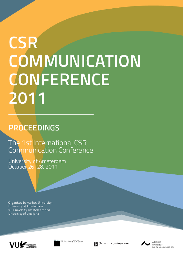 (PDF) CSR Communication Conference, 2011: proceedings