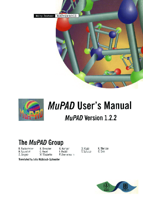 (PDF) MuPAD User’s Manual