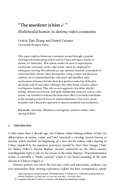 (PDF) “The murderer is him