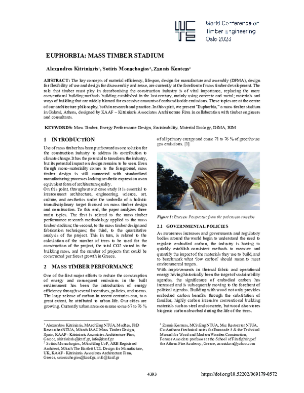 (PDF) Euphorbia: Mass Timber Stadium