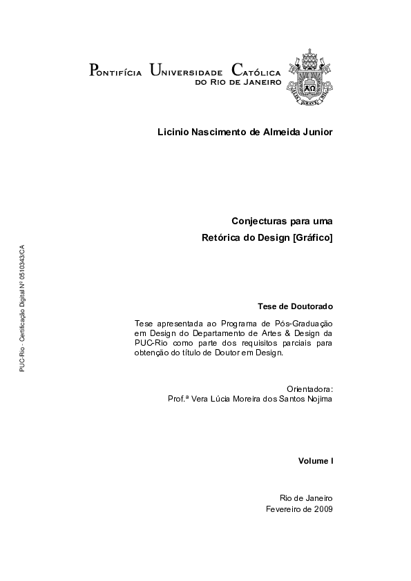 (PDF) Conjecturas Para Uma Retórica Do Design [Gráfico] | Licinio ...