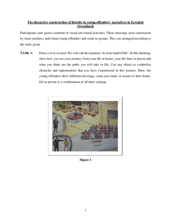 (PDF) The discursive construction of identity in young offenders ...