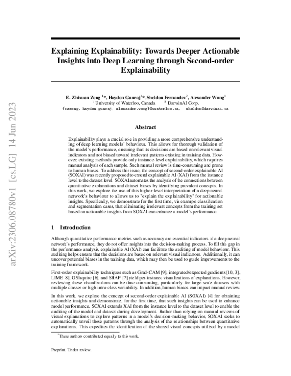 (PDF) Explaining Explainability: Towards Deeper Actionable Insights into Deep Learning through ...