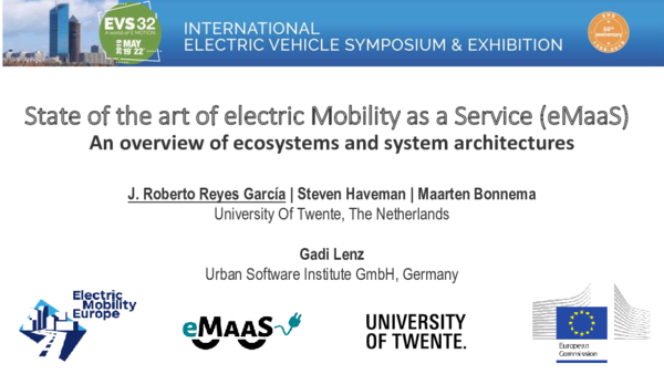 (PDF) State of the art of electric Mobility as a Service (eMaaS): an overview of ecosystems and ...